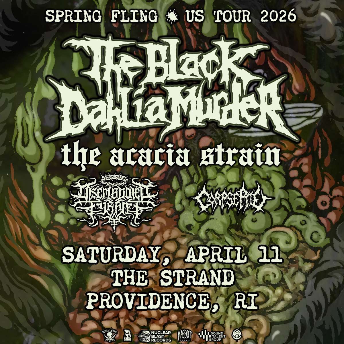 The Black Dahlia Murder – Spring Fling Tour 2026 | Downtown Providence ...